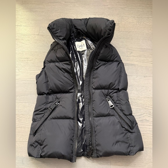 SAM. | Jackets & Coats | Sam Puffer Vest Black Great Condition | Poshmark